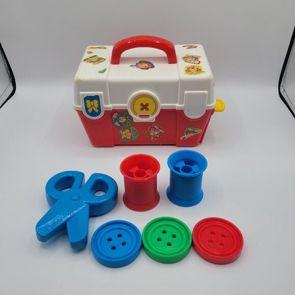 Fisher-Price | Toys | Vintage 991 Fisher Price Babys First Sewing Box ...